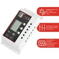 12V 30A Solar Charge Battery Solar Cell Panel Controller Digital ...