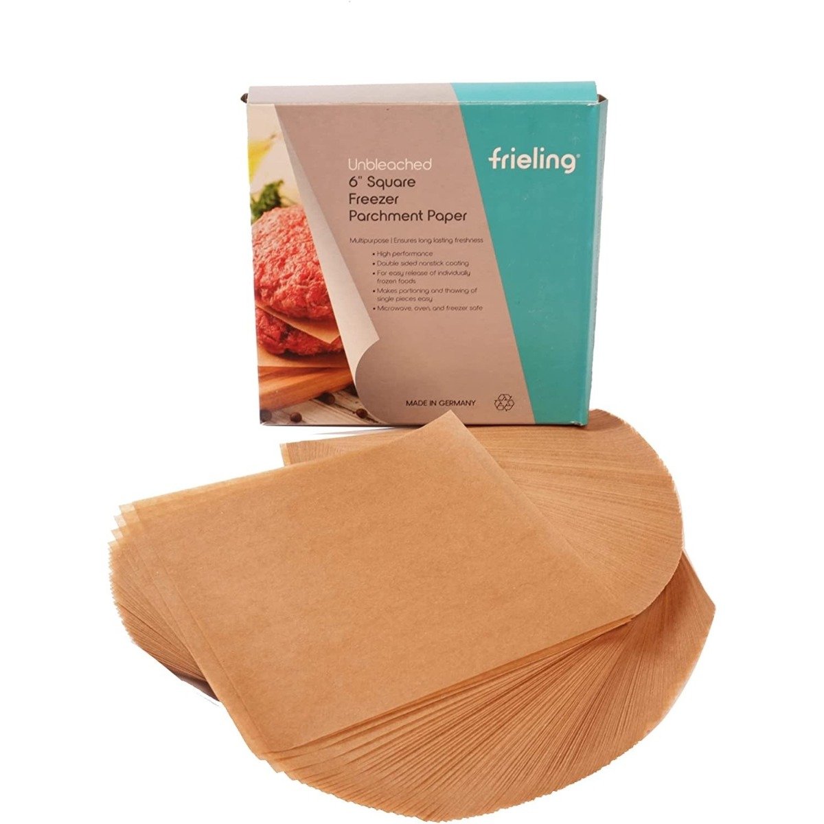 Frieling Parchment Paper 6" Freezer Sheets | Box of 200 - Walmart.com