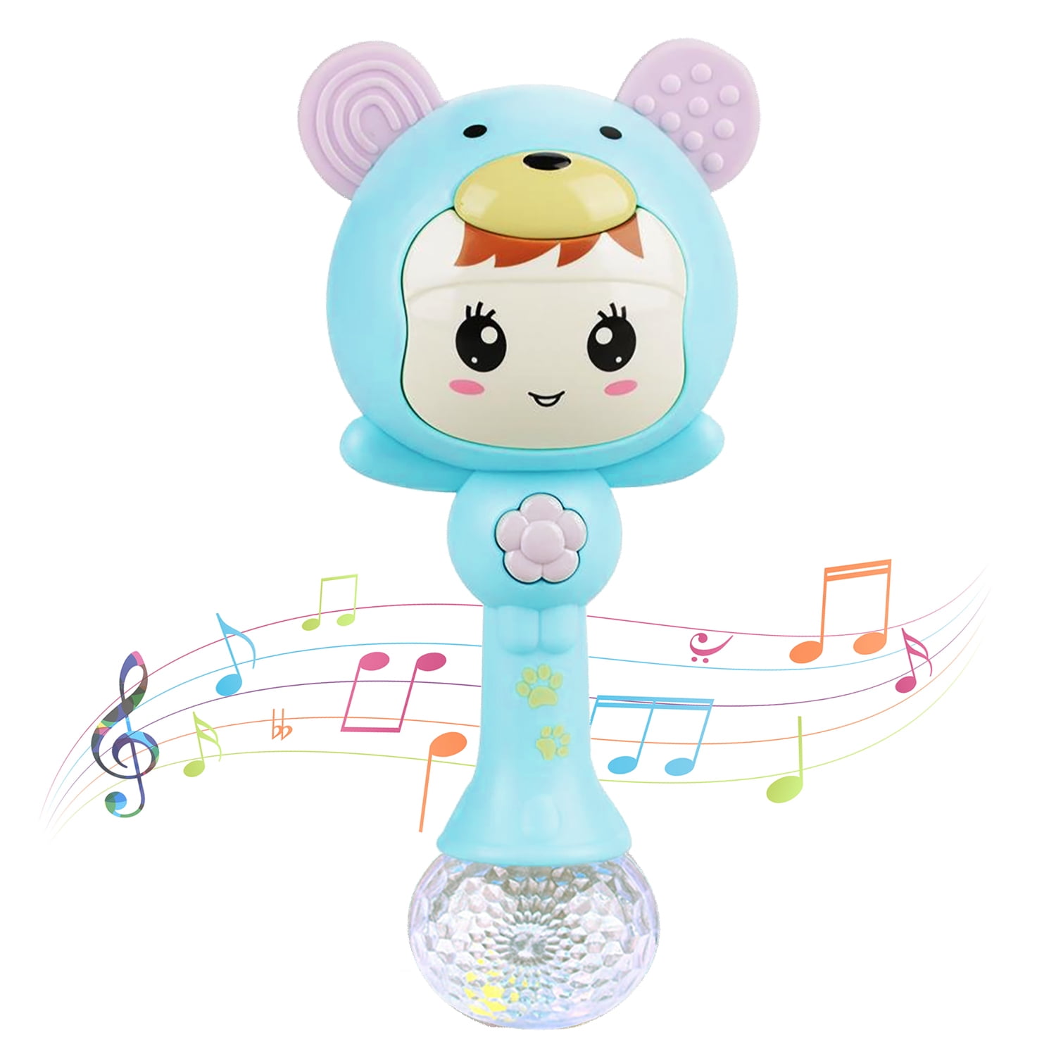 Teething Musical Toys, Baby Rattle Toys, Baby Toys for 3-12 Months Old ...