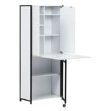 Sew Ready Multi - Use Crafting Armoire in White and Black - Walmart.com