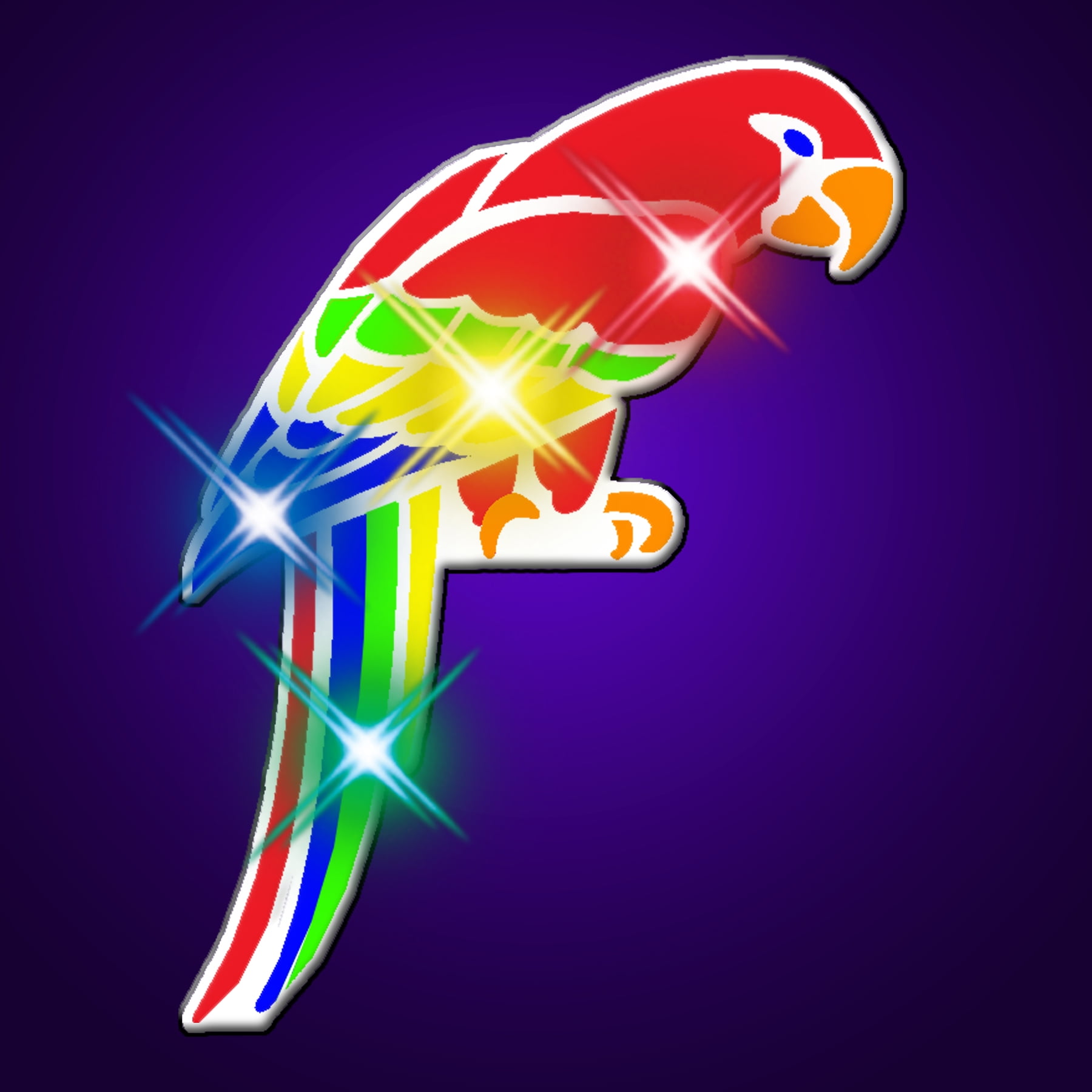 FlashingBlinkyLights Parrot Flashing LED Light Up Body Light Pins ...