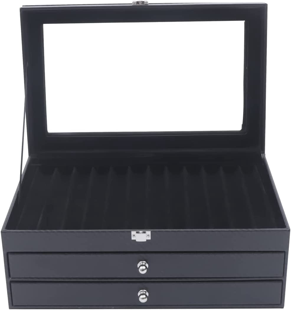 Buy DENEST 36 Slots Fountain Pen Box Portable Pen Display Storage Case ...