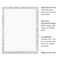 Current Purple Alluring Border Easter Letter Papers - Set of 25 ...
