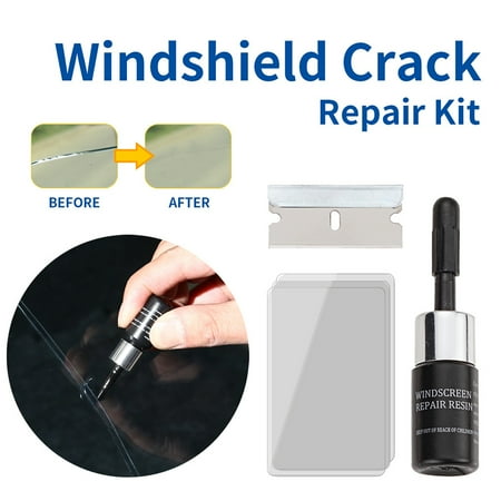 DIY Car Glass Repair Liquid Kit Automotive Window Screen Scratch Fluid ...