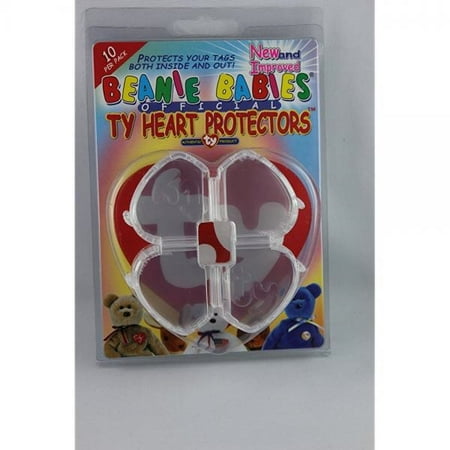 Ty Beanie Babies Heart Tag Protector - Pack of 10 - Walmart.com