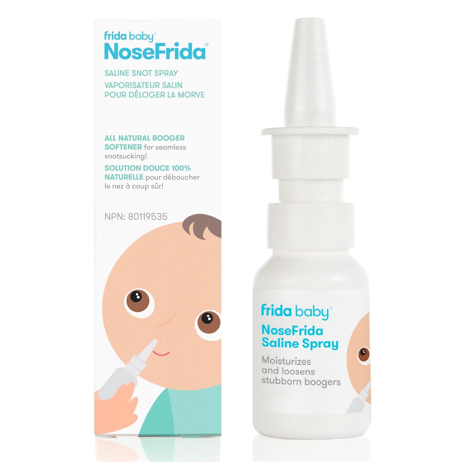 Frida Baby - NoseFrida Saline Snot Spray Saline Nasal Spray To Soften ...