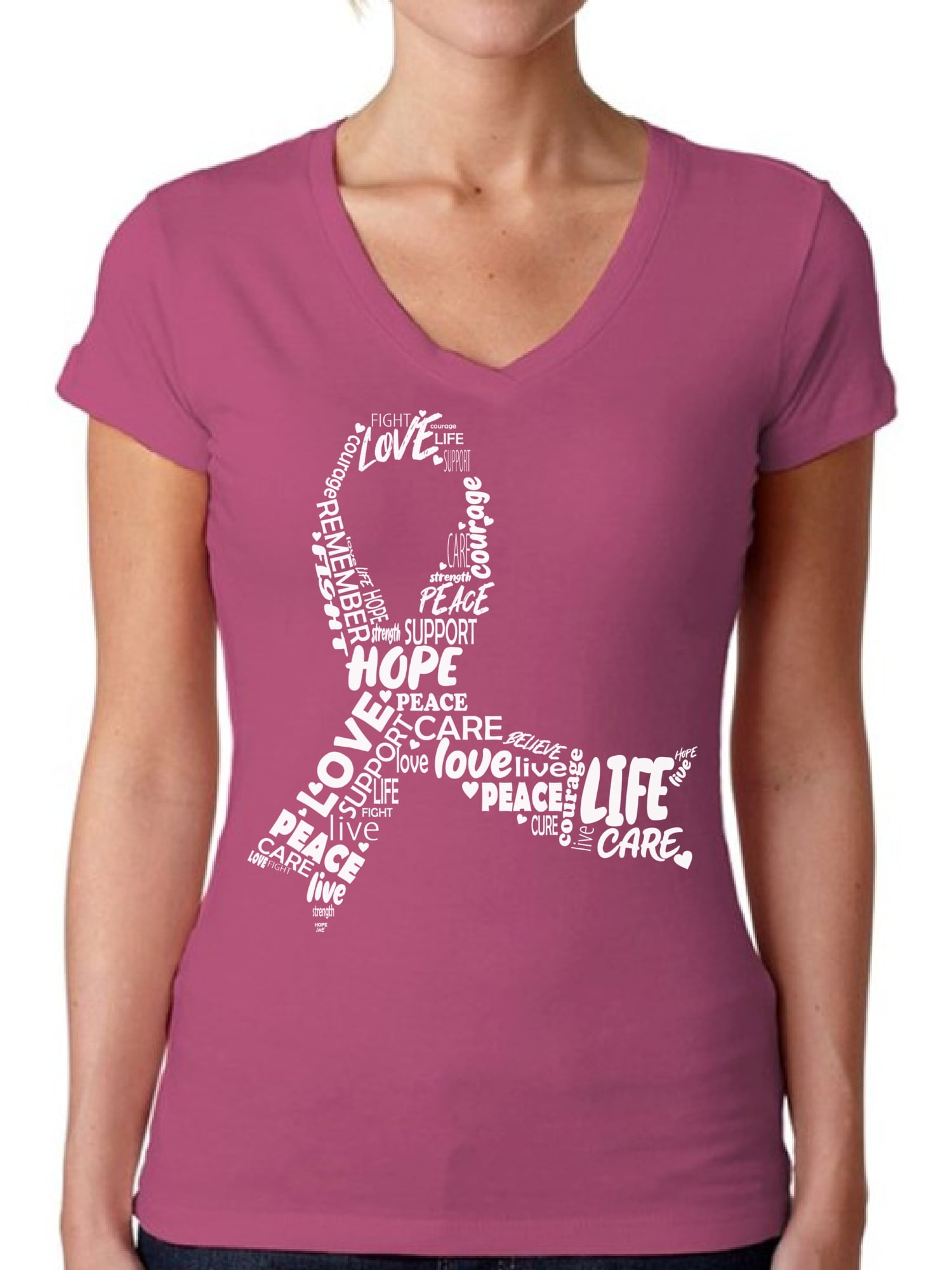 Awkward Styles Cancer Awareness Shirts for Womens Support Clothing ...