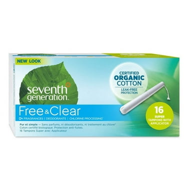 Seventh Generation Pantiliners Pads Light Absorbency 100 count ...