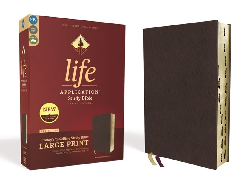 Niv Life Application Study Bible Bonded Leather Burgundy Indexed Niv Life Application Study Bible Bonded Leather Burgundy Indexed