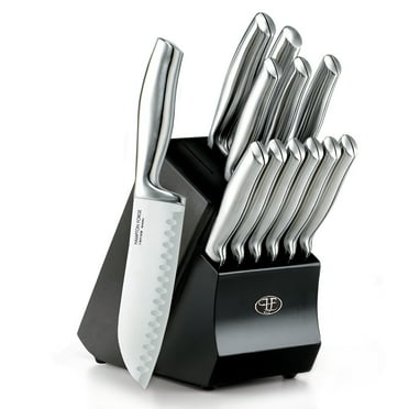 Hampton Signature™ Argentum Red - 14 Piece Knife Block Set, Forged ...