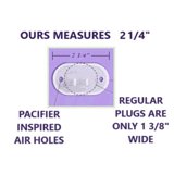SafetyCaps 24 Pack Anti-Choking Safety Plug Outlet Safety Cover ...