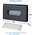 Car Tissue Refill Holder for Car Sun Visor, Car Sun Visor Paper Storage ...