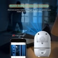 4pcs Wireless Security Camera Indoor with 355° Pan & Tilt, Night Vision ...