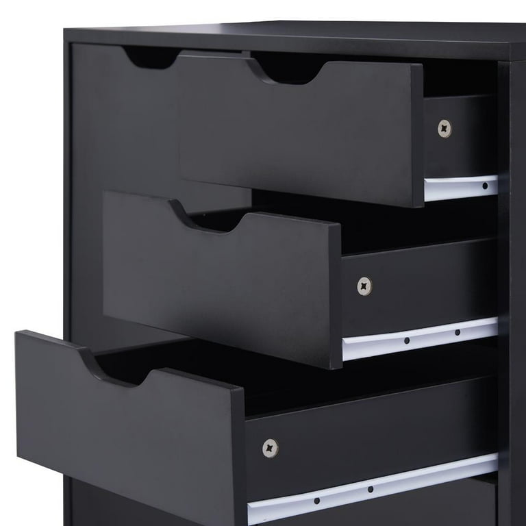 5 Drawer Office Storage File Cabinet Under desk storage file cabinets for Home Office Office Organization Filing Cabinet with Wheels Printer stand