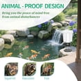 Automatic Fish Feeder for Pond, Briidea Outdoor Pond Feeder with 4L ...