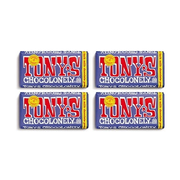 Tony's Chocolonely Bundles (Super Milk Bundle), 4 Chocolate Bars, 6 oz ...