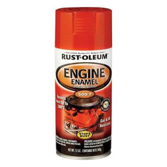 Chevy Orange Engine Paint