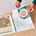 Basic 3-ring binder transparent protective cover, non-glare, top ...