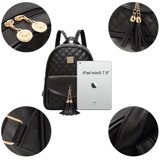 Vbiger Mini Backpack Purse Black Girls Backpack 3 Pieces Set Small ...