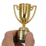 6pcs Gold Award Trophy Cups Plastic Gold Trophies for Party Favors ...