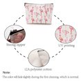 1 pc Polycotton Canvas Storage Bags Metal Zipper Pouches Rectangle with ...
