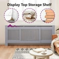 vidaXL Radiator Cover Radiator Guard for Home Office Heater Cabinet ...