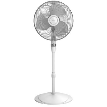 Lasko 1820 Elegance and Performance Pedestal Fan, 18", White - Walmart.com