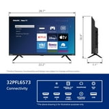 Philips 32" 1080p FHD Roku LED TV (32PFL6573/F7) - Walmart.com