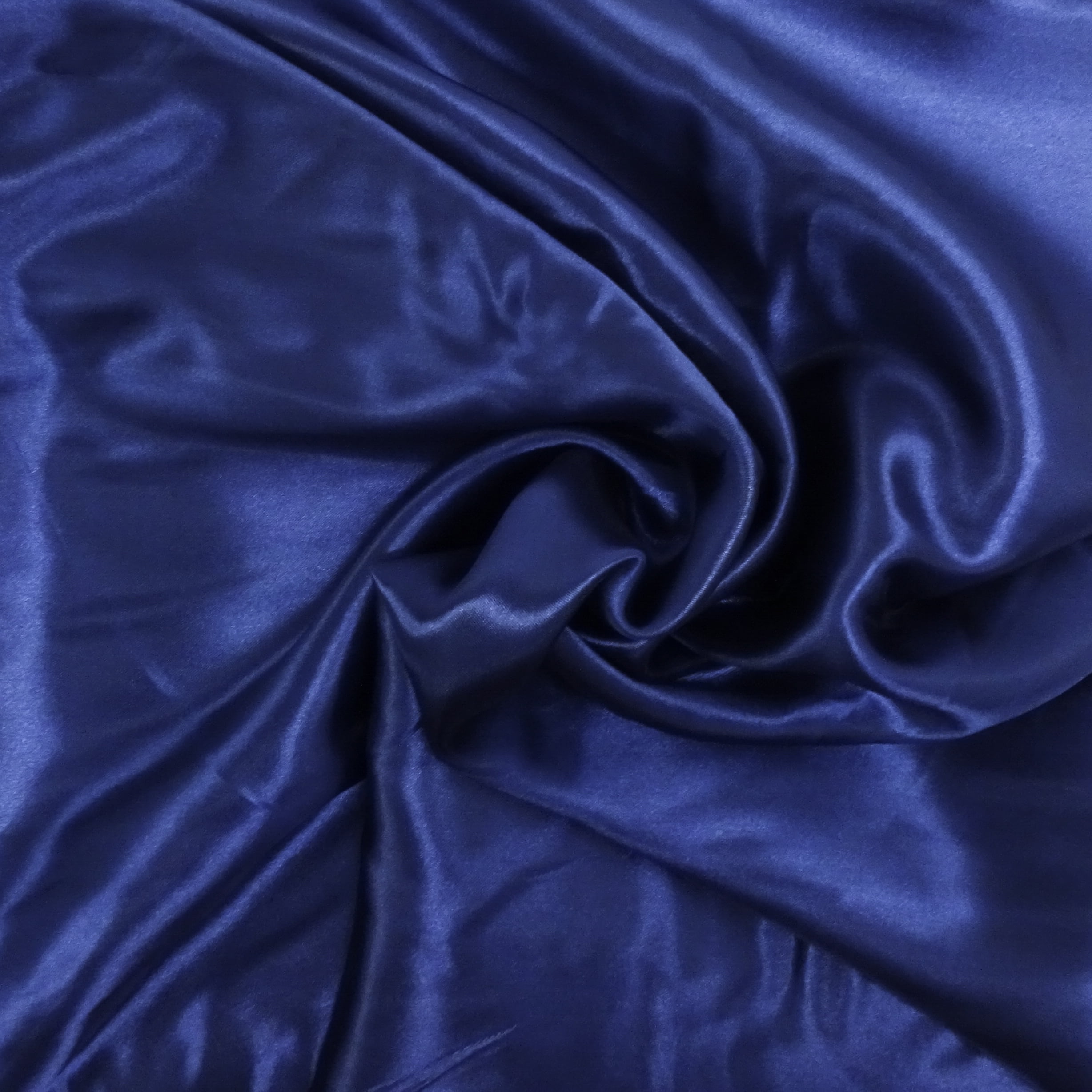 SHASON TEXTILE (3 Yards cut) SPECIAL OCCASION COSTUME SATIN, NAVY ...