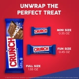 CRUNCH Chocolate, Fun Size Candy Bars, Shareable Trick or Treat Candy ...