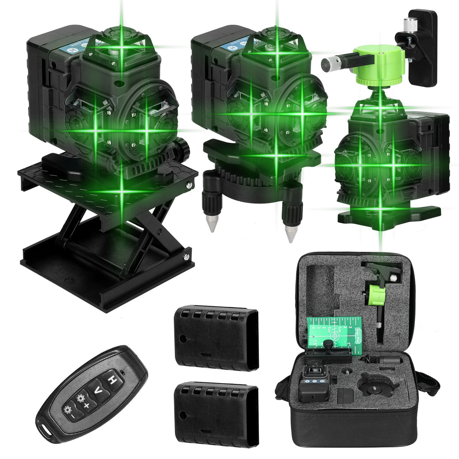 Multifuncional 16 líneas Nivel láser 3 ° Función de autonivelación ...