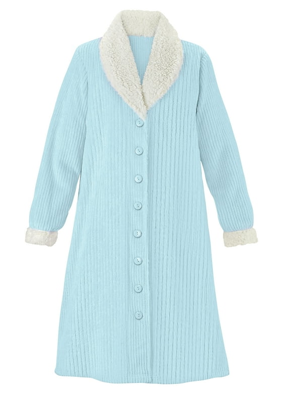 Women's Long Sherpa Lined Robe