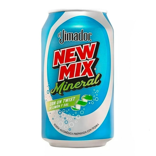 Pack de 24 Bebida Preparada New Mix Mineral Limón 473 ml | Walmart en línea
