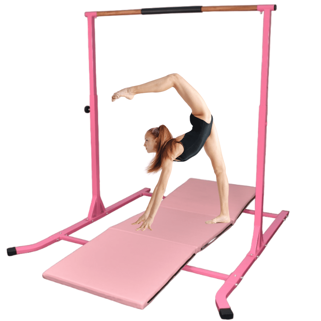 Click here for Gympros Gymnastics Bar For Kids + 6 Ft X 2 Ft Tumb... prices