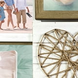 Mainstays Rustic Heart String 8-Opening Collage Picture Frame 20x18 ...