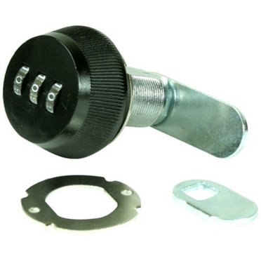 Combi-Cam 7850R-S-Black Combination Cam Lock, 5/8" Black Finish ...