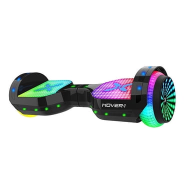 Hover-1 Chrome 7 Mph Hoverboard with LED Lights and Bluetooth Speaker ...