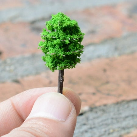 Diy Mini Sandbox Tree Model Walkway Tree Handmade Mini Building Sand ...