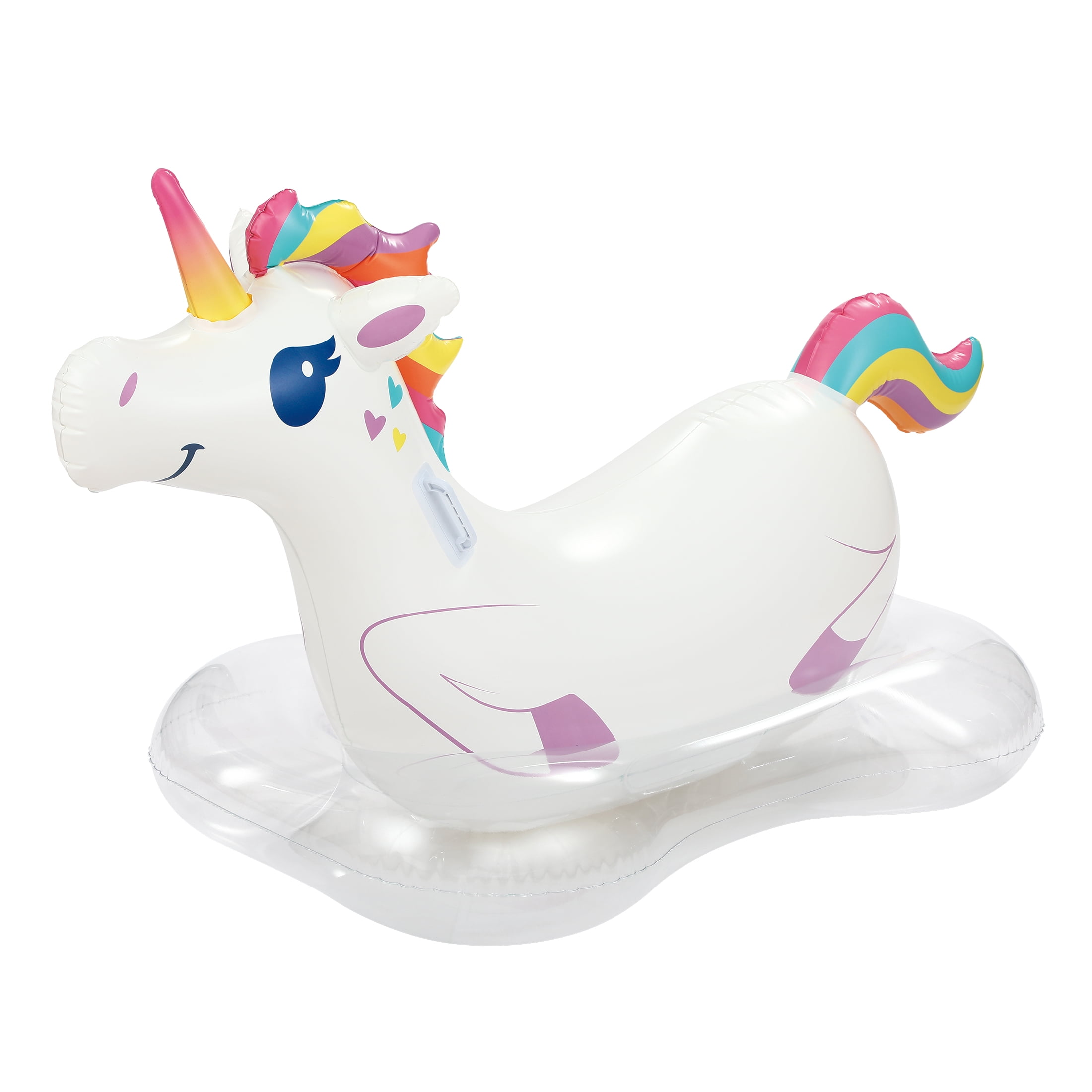 Bluescape White Unicorn Inflatable Water Ride-on Pool Float, For Kids ...