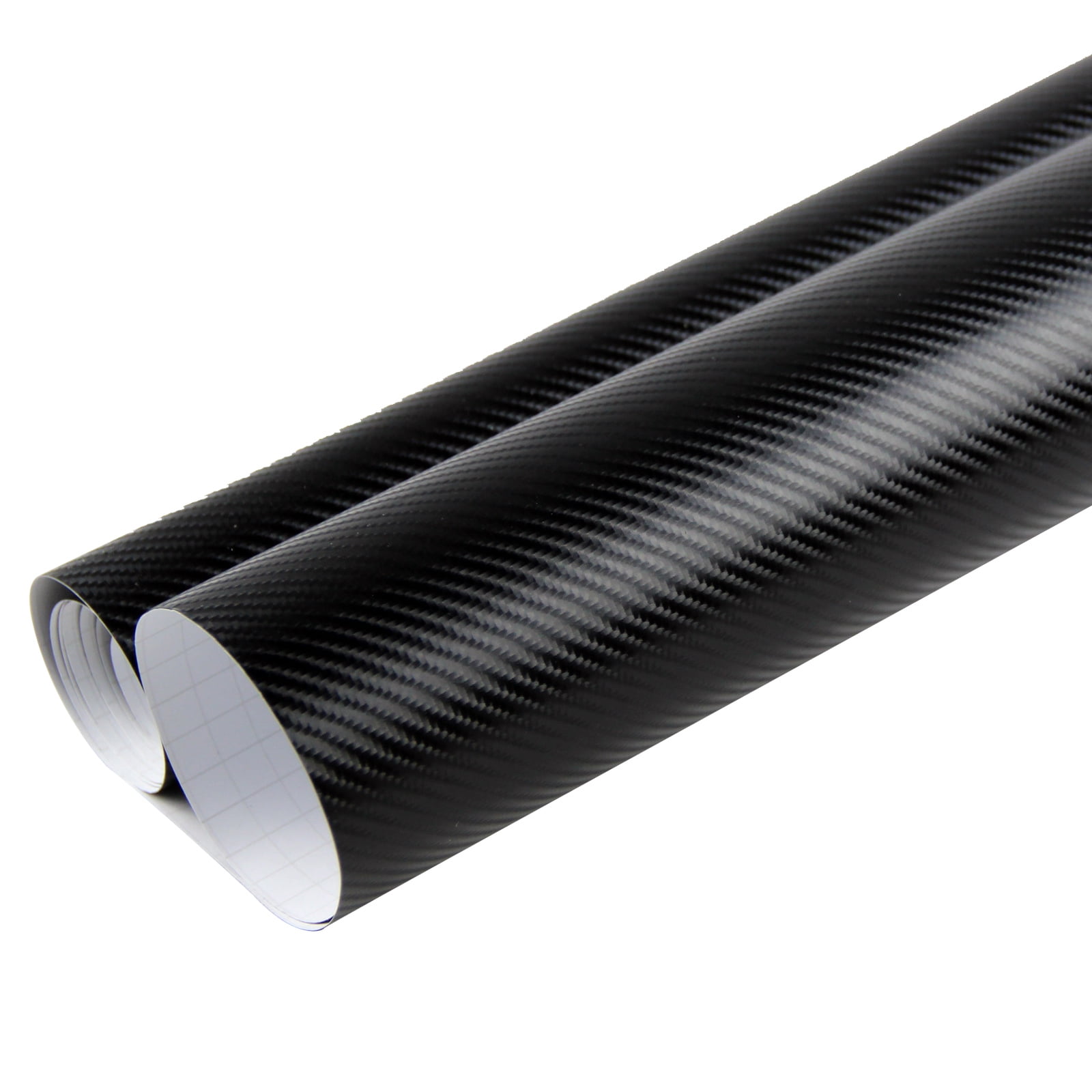 AURELIO TECH 4D Black Carbon Fiber Vinyl Wrap Sticker Air Realease ...