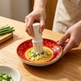 AHGQT Ceramic Garlic Grater Plate, Grating Pan Plate Bowl, Handmade ...