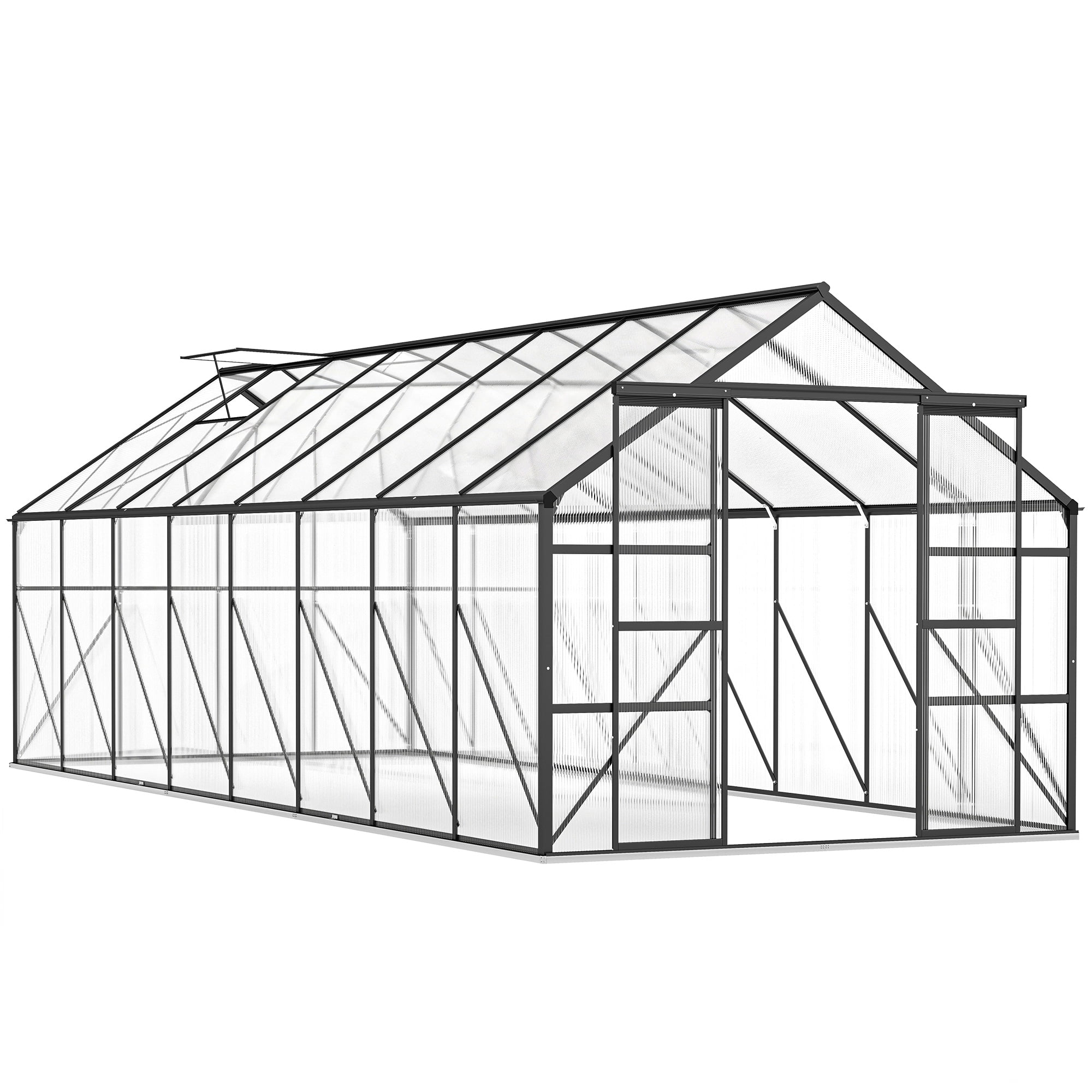 Click here for Outsunny Aluminum Greenhouse Polycarbonate Greenho... prices