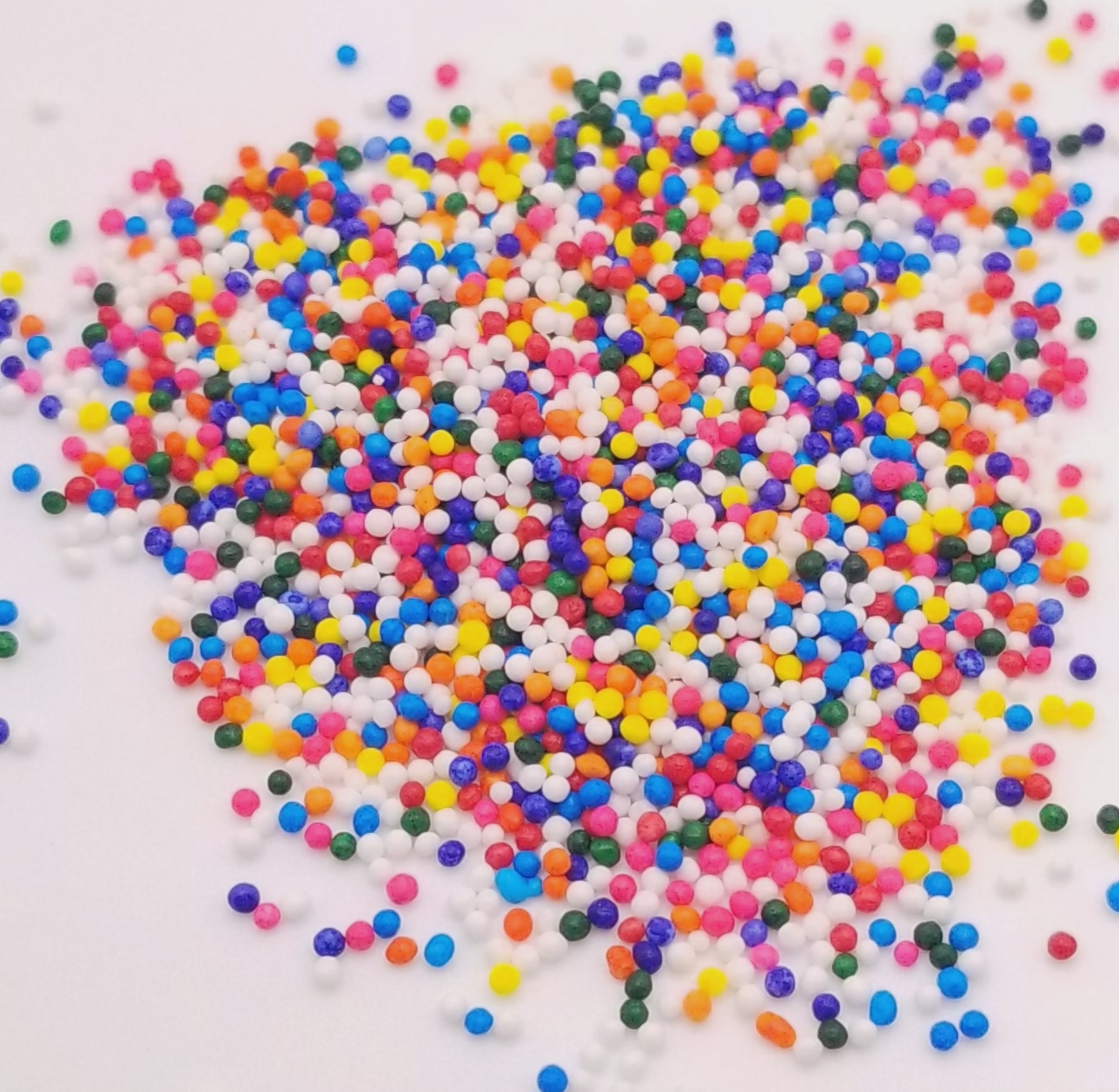 NCS Rainbow Edible Non Pareil Sprinkle, 8 ounces - Great for Cupcakes ...