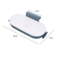 kiskick Over the Door Trash Bag Rack - Good Load Capacity with Lid - PP ...