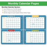 Global Datebooks Dated Academic Planner 2025-2026 8.5" x 11", Weekly ...