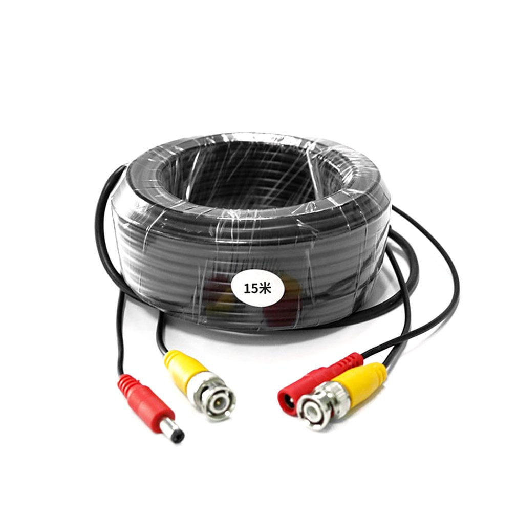 CCTV Security Video Camera DVR Data Power Extension Cable BNC+DC Pure ...