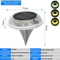 Clear High Light Transmittance Solar In-Ground Light, IP68 Waterproof ...