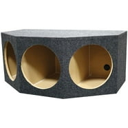 QPower Quad 4 Hole 12 Inch Sealed Divided Speaker Box Subwoofer ...