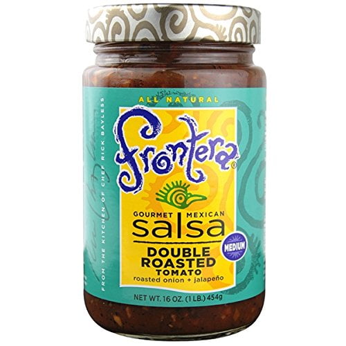 Frontera Gourmet Mexican Salsa Medium Double Roasted Tomato 16 oz Pack ...