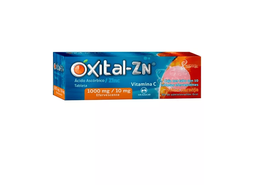 Oxital Zn Naranja C/10 Tabs Efervescentes Vitamina C Y Zinc | Walmart ...